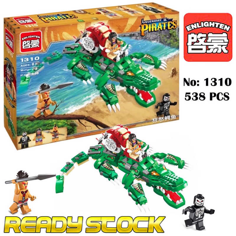 ENLIGHTEN Brand Enlighten Blocks 1310 Legendary Pirates Series Furious ...