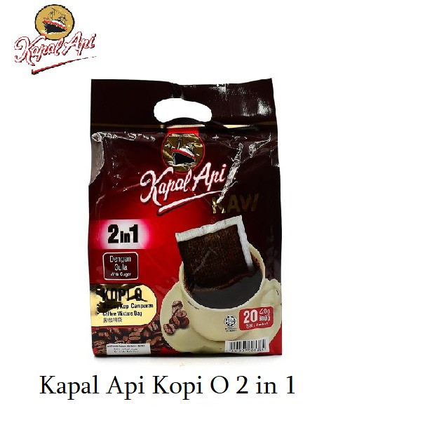 Kapal Api Kopi O with Sugar 2 in 1 20's x 20g / bag (EXP:04/2024 ...