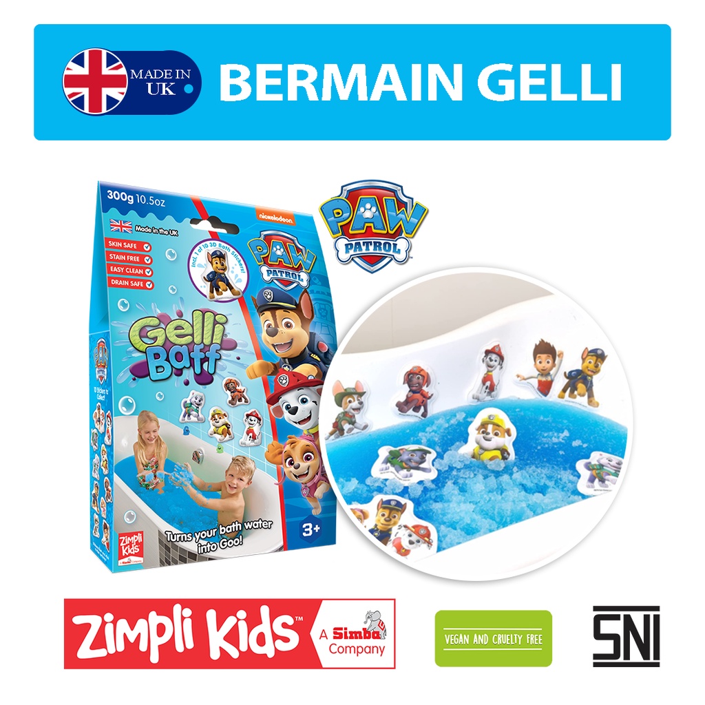 Zimplikids Gelli Baff Paw Patrol Blue 300gr | Shopee Malaysia
