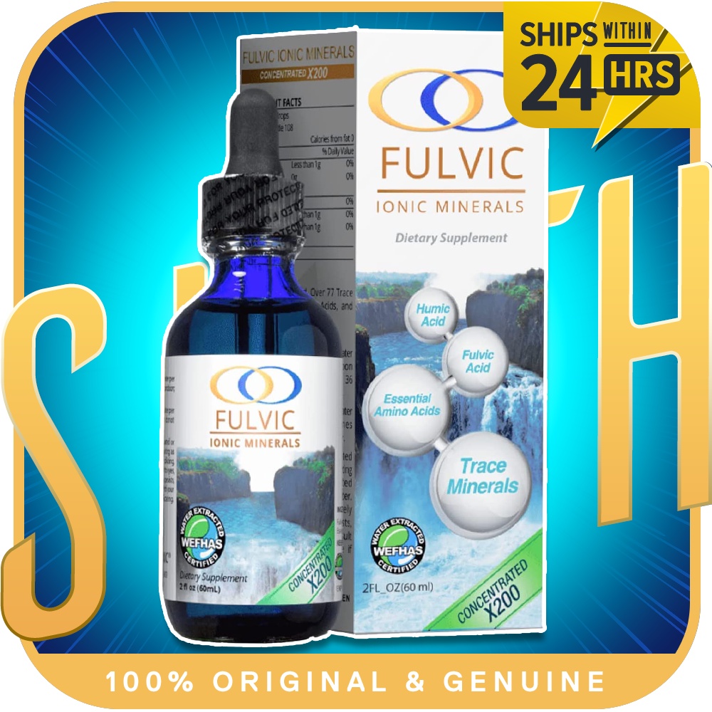 GENUINE Optimally Organic Fulvic Ionic Minerals Water Extracted Fulvic ...