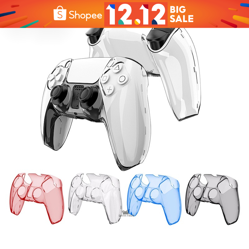 【6·6】For PS5 game controller crystal case PC transparent split handle ...
