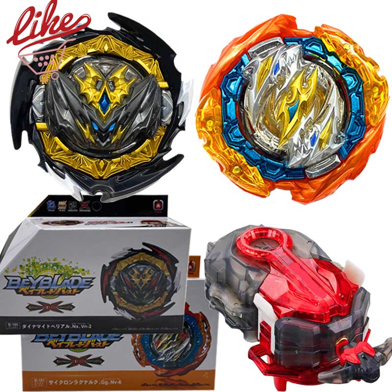 Laike Beyblade Flame Beyblade Booster B-180 Dynamite Belial B-181 ...