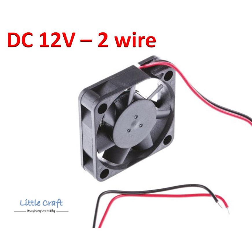 DC 12V 2 Pin 40x40x10mm Cooling Fan For 3D Printer, Arduino, Raspberry ...