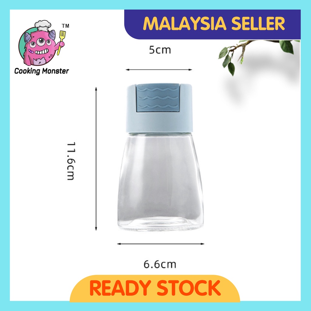 Salt Press Bottle Spice Sugar Pepper Seasoning Bottle Food Storage ...