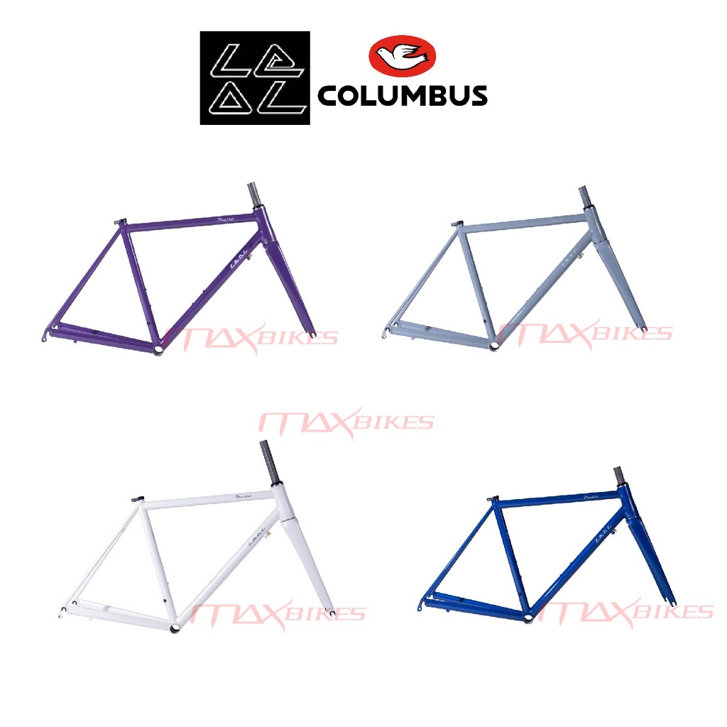 Ready Stock!! LEOL Presto Columbus Bicycle steel frame set rim brake ...