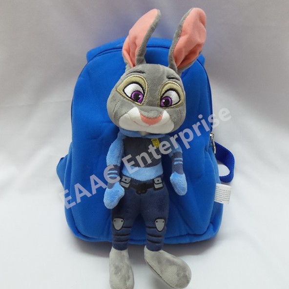3D Zootopia Judy Hopps Kid Backpack School Shoulder Bag | Shopee Malaysia