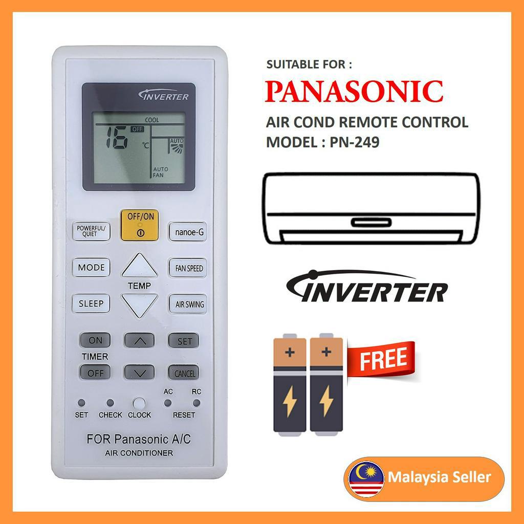 Suitable For Panasonic Inverter PN-249 Air Conditioner Air Cond Remote ...