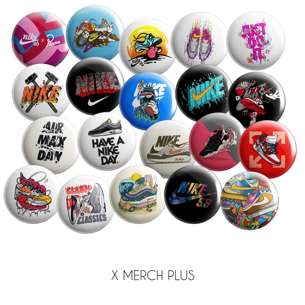 NIKE Button Badge (Size 44MM) | Shopee Malaysia