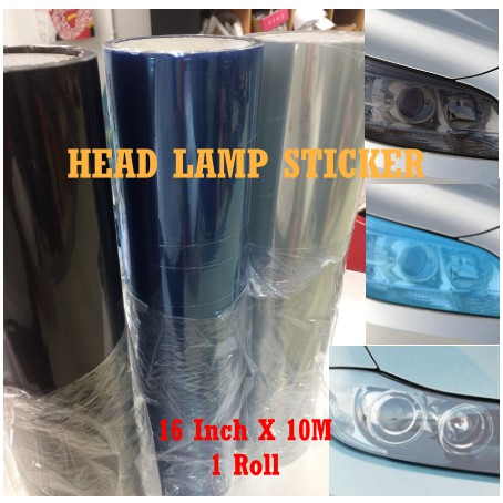 CAR HEAD LAMP STICKER 16" X 10M | Shopee Malaysia