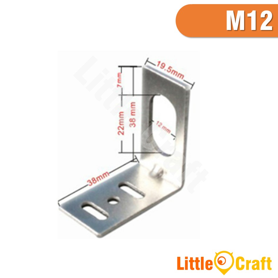 Inductive / Capacitive Proximity Sensor Metal Mounting Bracket M8 M12 ...