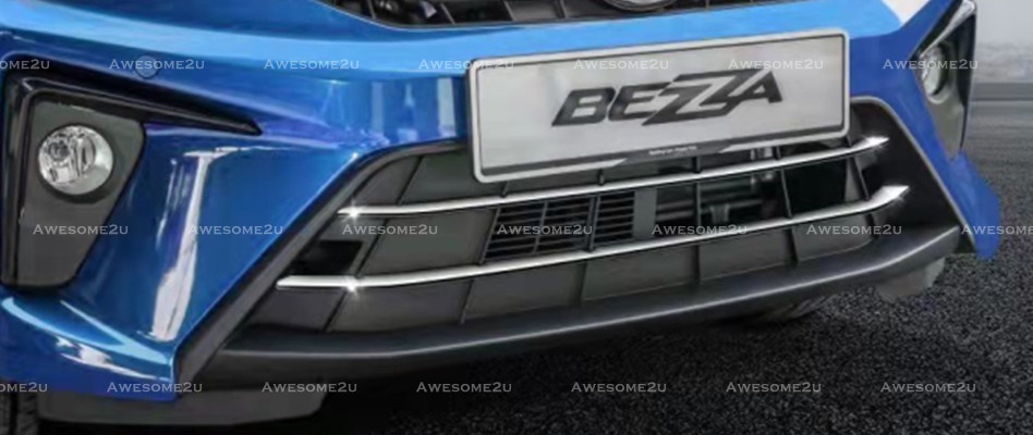 Awesome2u Perodua Bezza Facelift 2019-2024 Stainless Steel Front Bumper ...