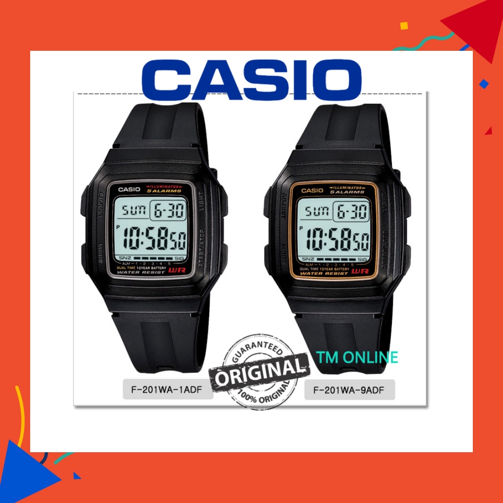 Casio F-201WA Series YOUTH/KID Digital Watch ( ORIGINAL+ 1YR WARRANTY) | Shopee Malaysia