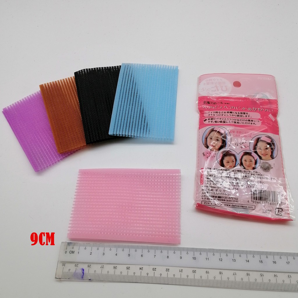 HAIR STICKER PLAIN SIZE 9CM (2PCS IN 1 PACK) SQUARE & RIBBON PATTERNS ...