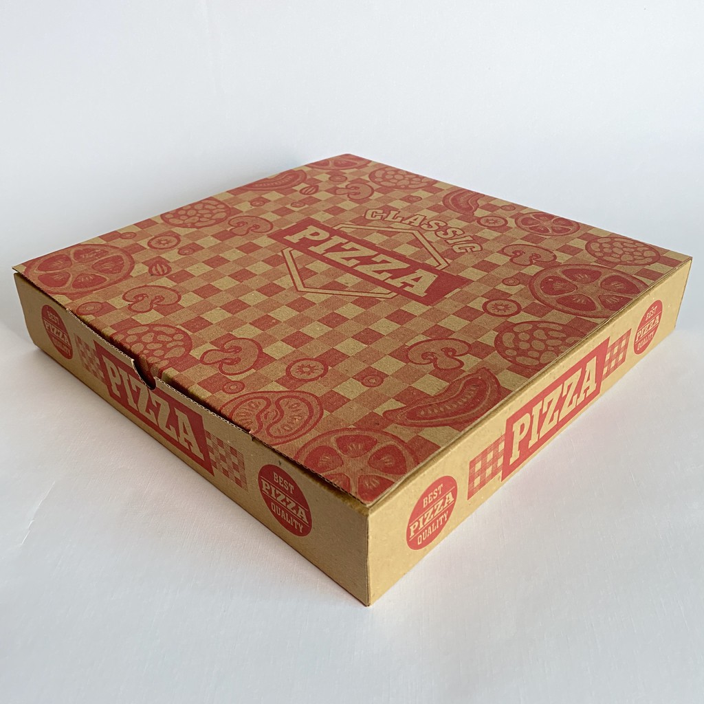 Pizza Box Size 22 Classic Red / Pizza Box 22 cm / Pizza Packaging ...