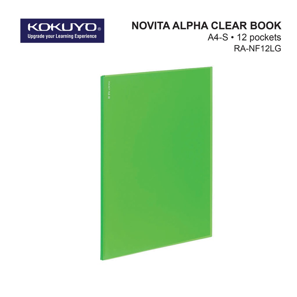 KOKUYO RA-NF12 Novita Alpha A4 Clear Book (12 Pockets) | Shopee Malaysia