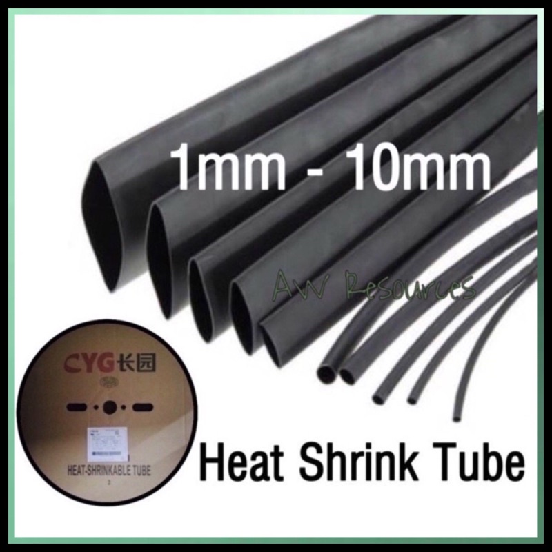 💥Ready Stock💥 1mm~10mm Heat Shrink Tube / Heat Shrinkable Sleeving (1meter) | Shopee Malaysia