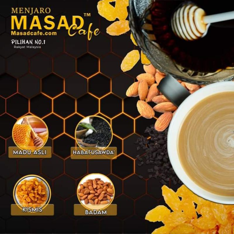 MASAD CAFE (KOPI MADU BERKHASIAT SIHAT) | Shopee Malaysia