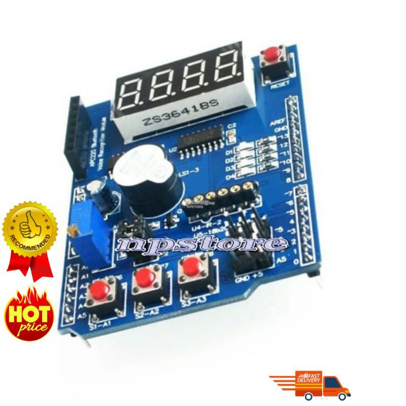 🔥READY STOCK 💥Multifunctional expansion board kit based learning for arduino UNO | Shopee Malaysia