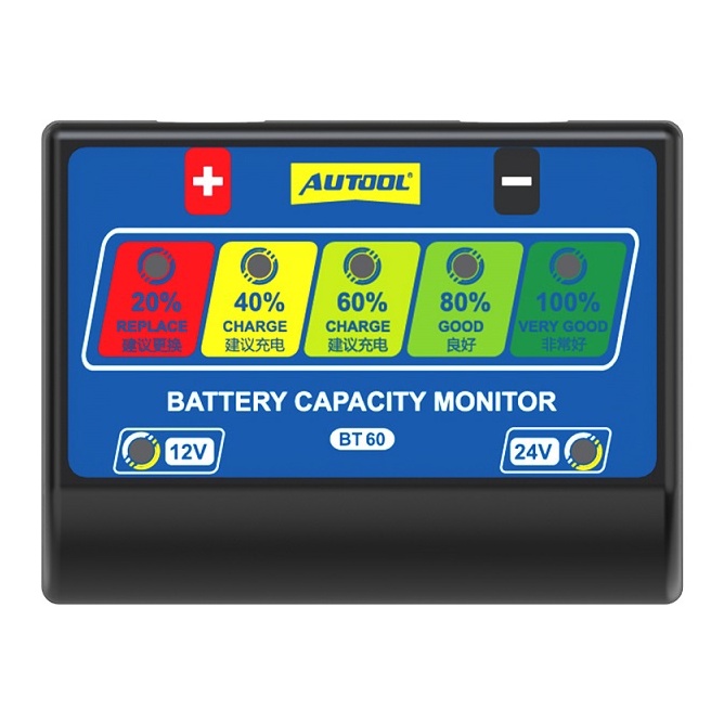 Car Battery Monitor Analysis Tester ( 12V & 24V ) Plug N Play | Shopee ...