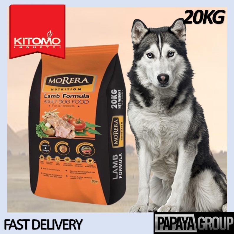 Kitomo Morera Lamb Formula Pet Food Dog Dry Food 20KG | Shopee Malaysia