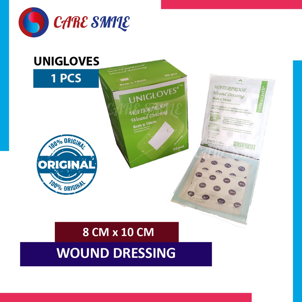 Biopad Waterproof WOUND DRESSING Unigloves Sterile Film Wound Dressing ...
