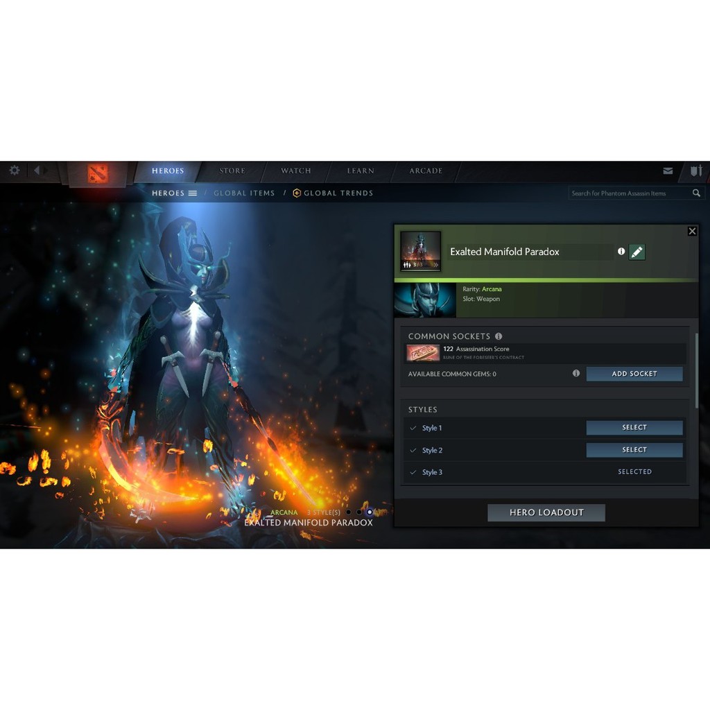 Dota2 Phantom Assassin (PA)🔥Arcana🔥 Paradox Manifold | Shopee Malaysia