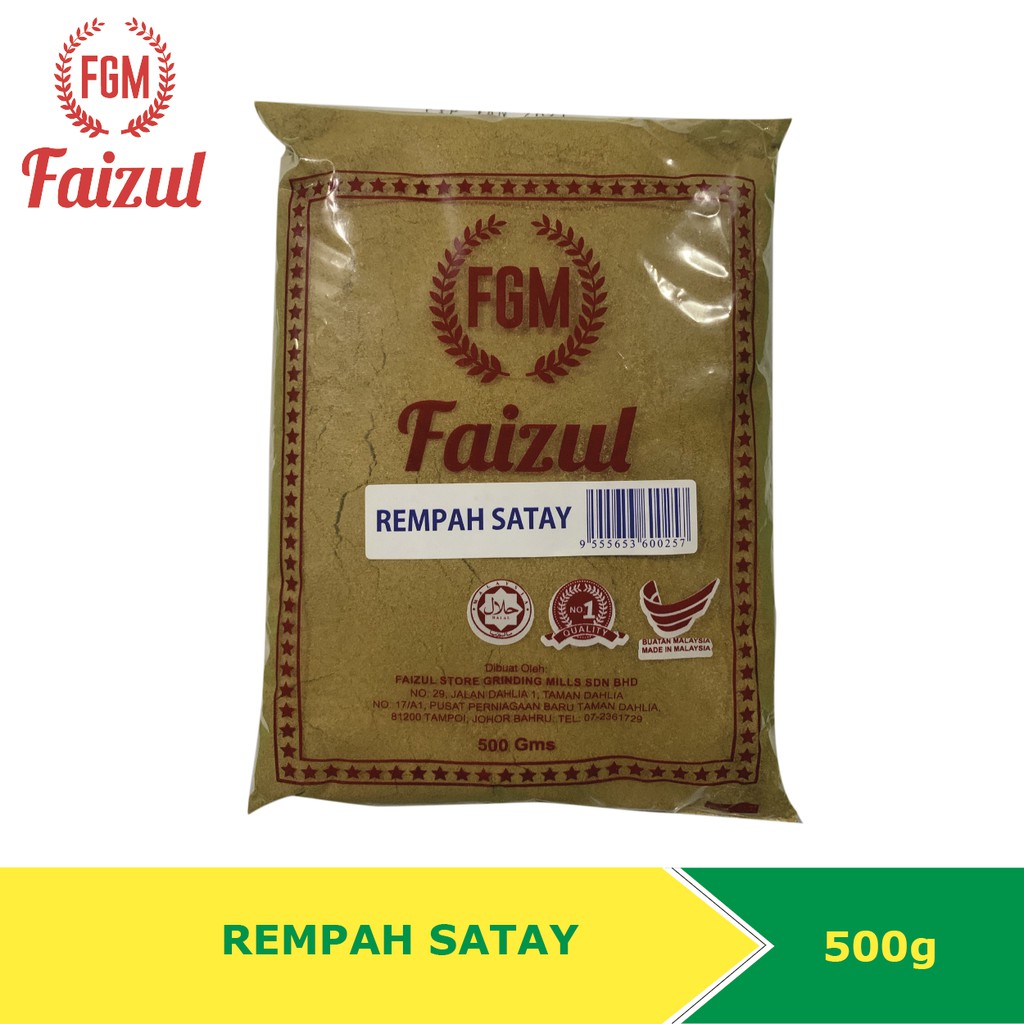 Rempah Satay FAIZUL / Satay Premix 500G | Shopee Malaysia