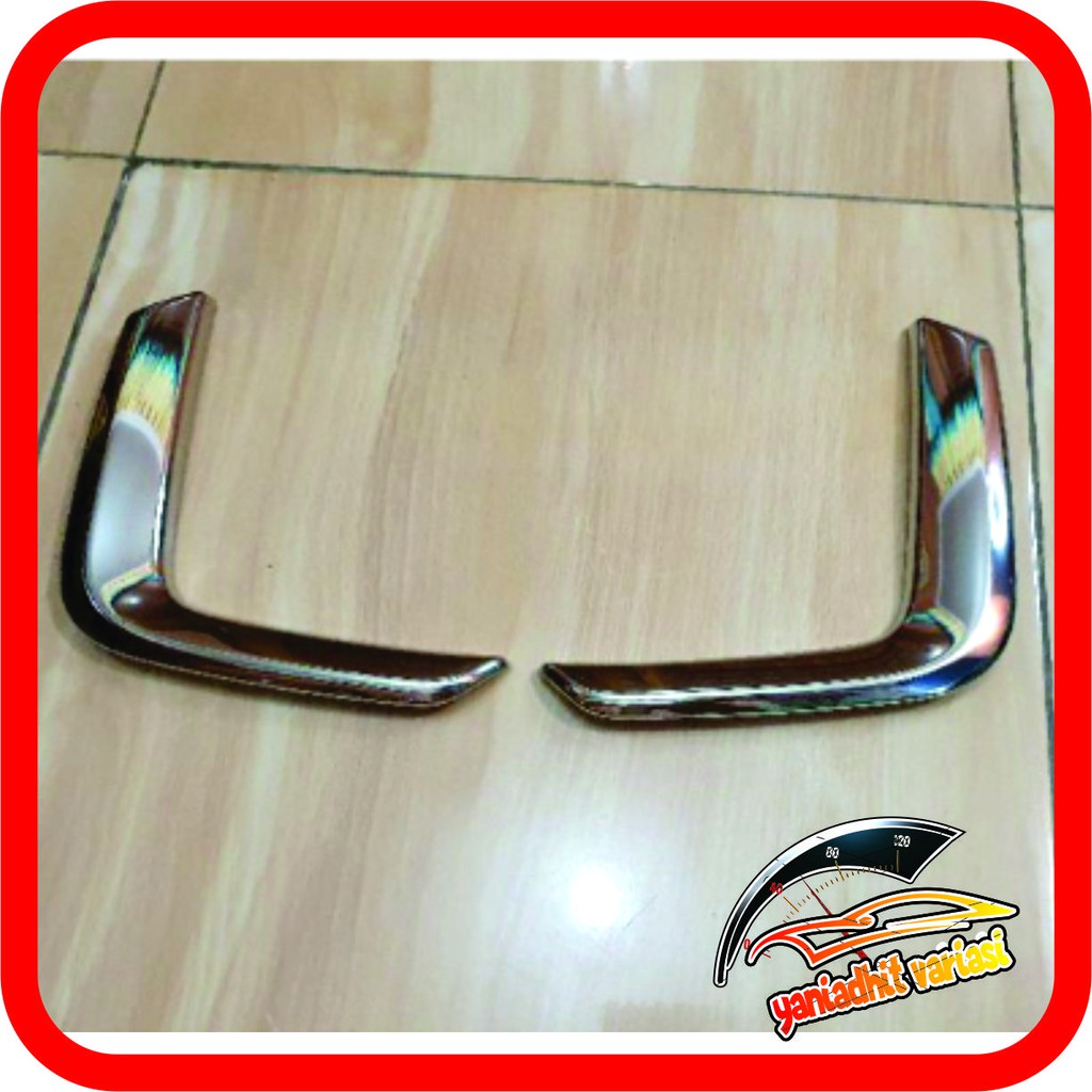 Toyota Innova Reborn 2016-2020 Chrome Front Bumper Garnish List ...