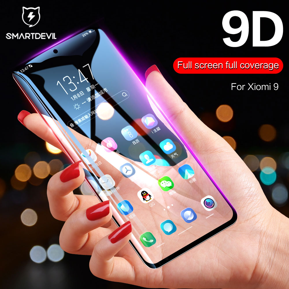 SmartDevil 9D Tempered Glass For Xiaomi Mi 10 Pro/Mi 10S//Mi 9 Pro/9 SE/Mi 8/Redmi K20/K20 Pro ...