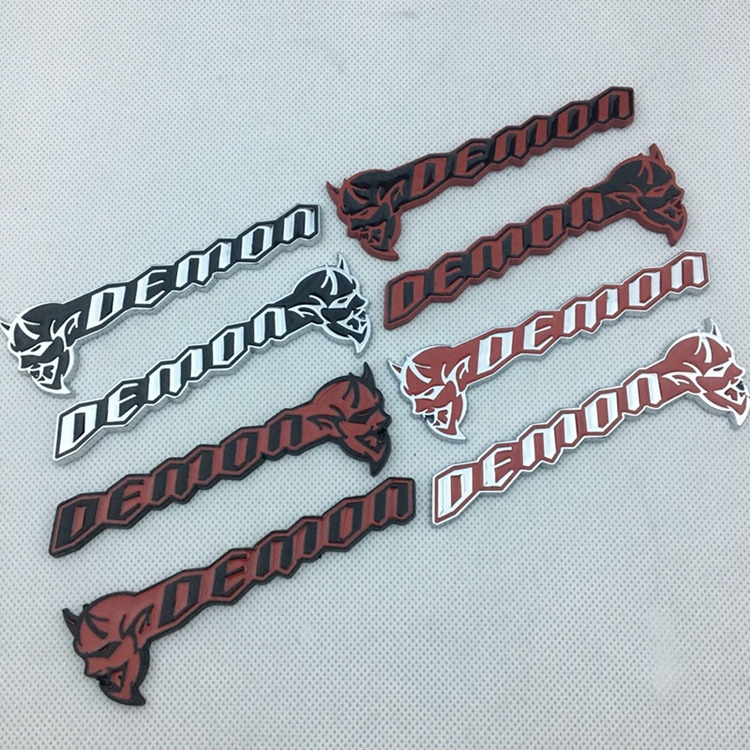 Suitable for Dodge DEMON Modified Hell Cat Logo Car Sticker Side Label ...