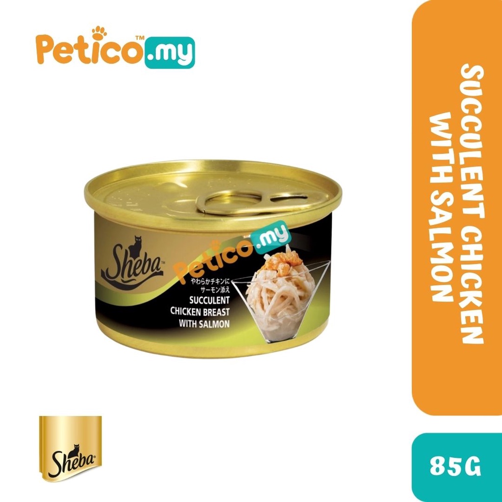 Sheba 85g Wet Canned Cat Food (Prawn / Chicken / Tuna / Salmon / Gravy ...