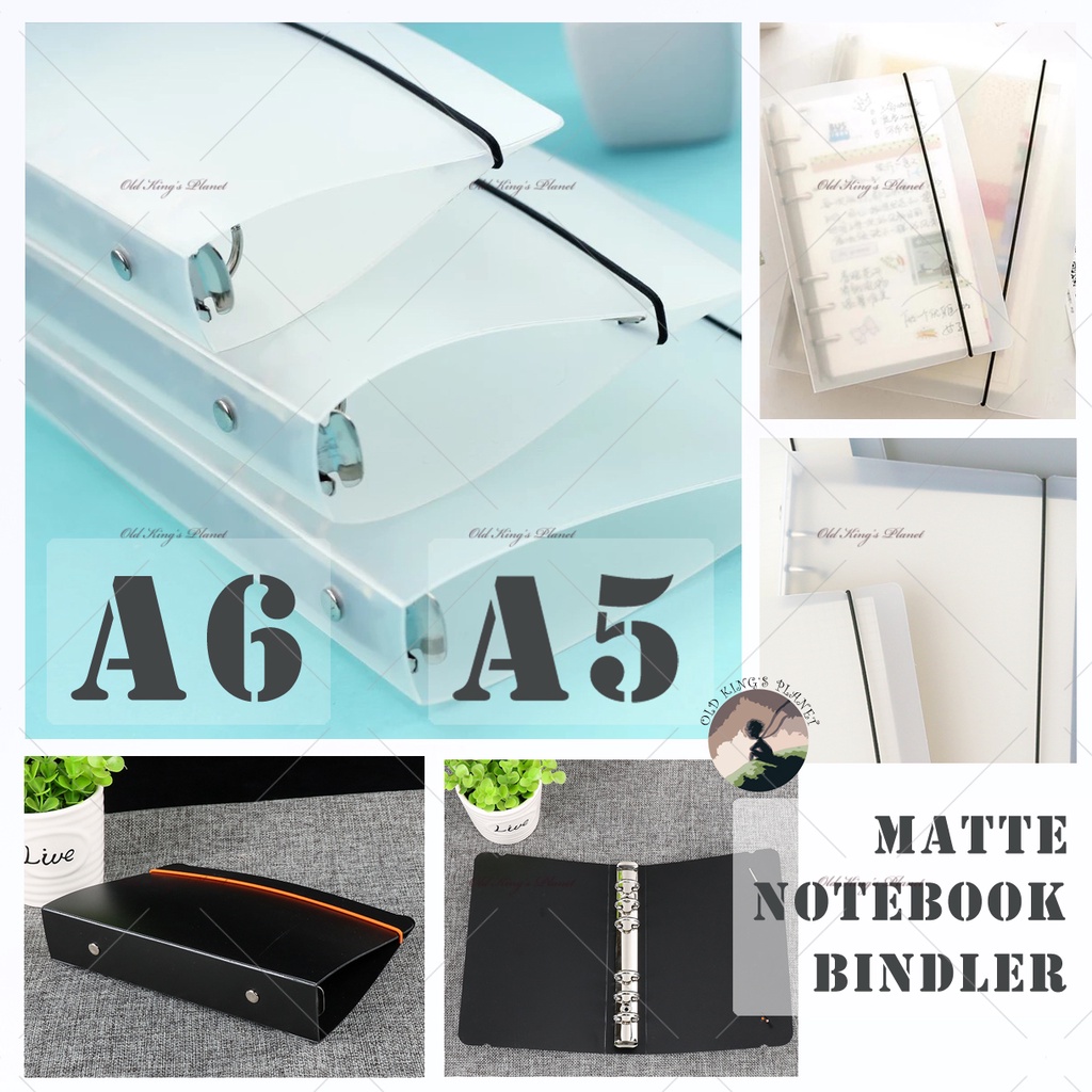 Translucent binder Notebook planner diary Journal Schedule book Loose ...