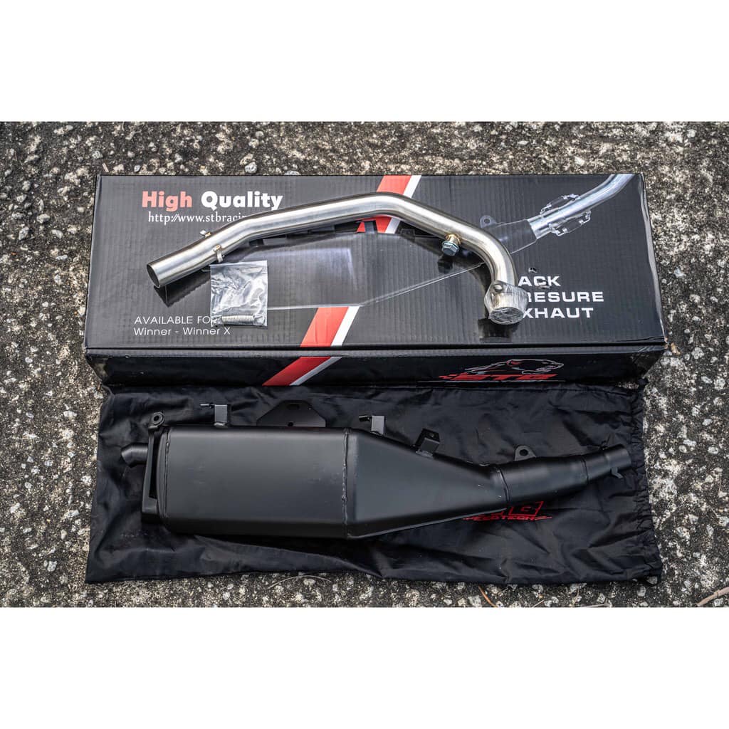 STB Exhaust Super Back Pressure Exhaust For Honda RS150 RSX150 32mm ...