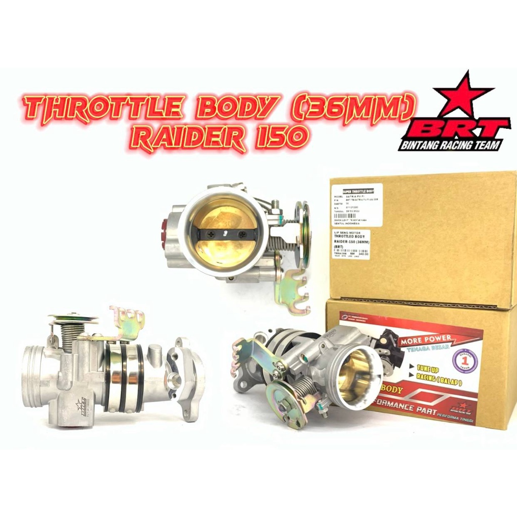 SUZUKI RAIDER 150CC FI BRT RACING THROTTLE BODY TB ( 34MM/ 36MM ...
