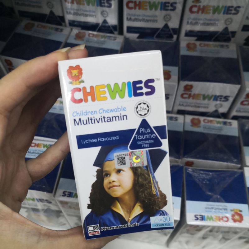 Chewies multivitamin plus taurine 30s | Shopee Malaysia