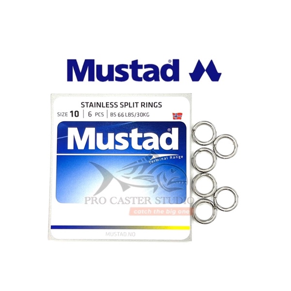 MUSTAD STAINLESS SPLIT RINGS MA-033-SS split ring stainless steel | Shopee Malaysia