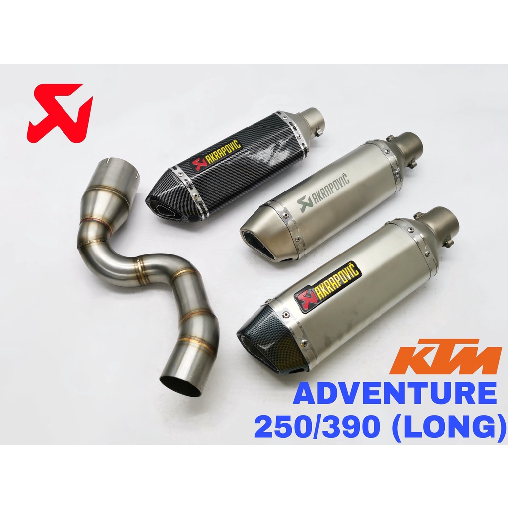 Exhaust KTM Adventure 250 390 2020 Ekzos Tabung Muffler Full System ...