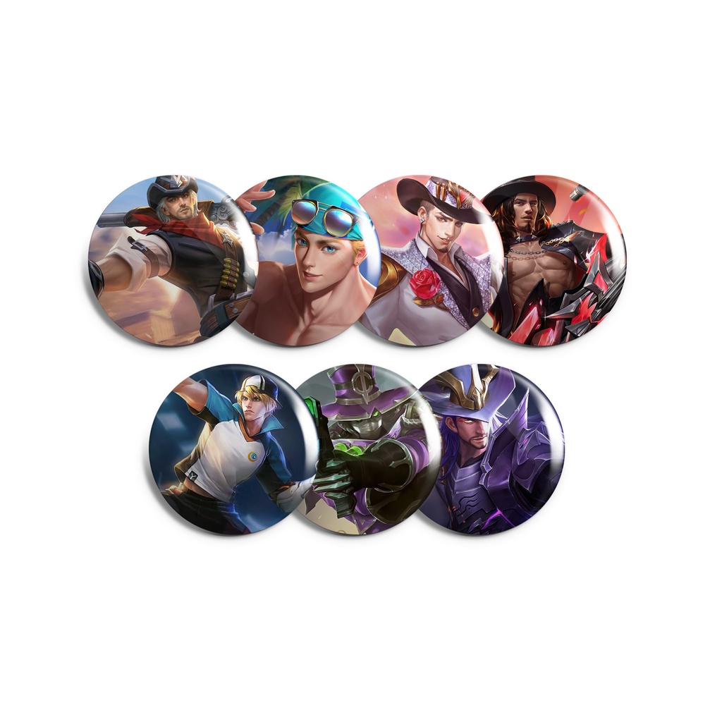 Button Badges 44mm Mobile Legend MLBB Clint | Shopee Malaysia