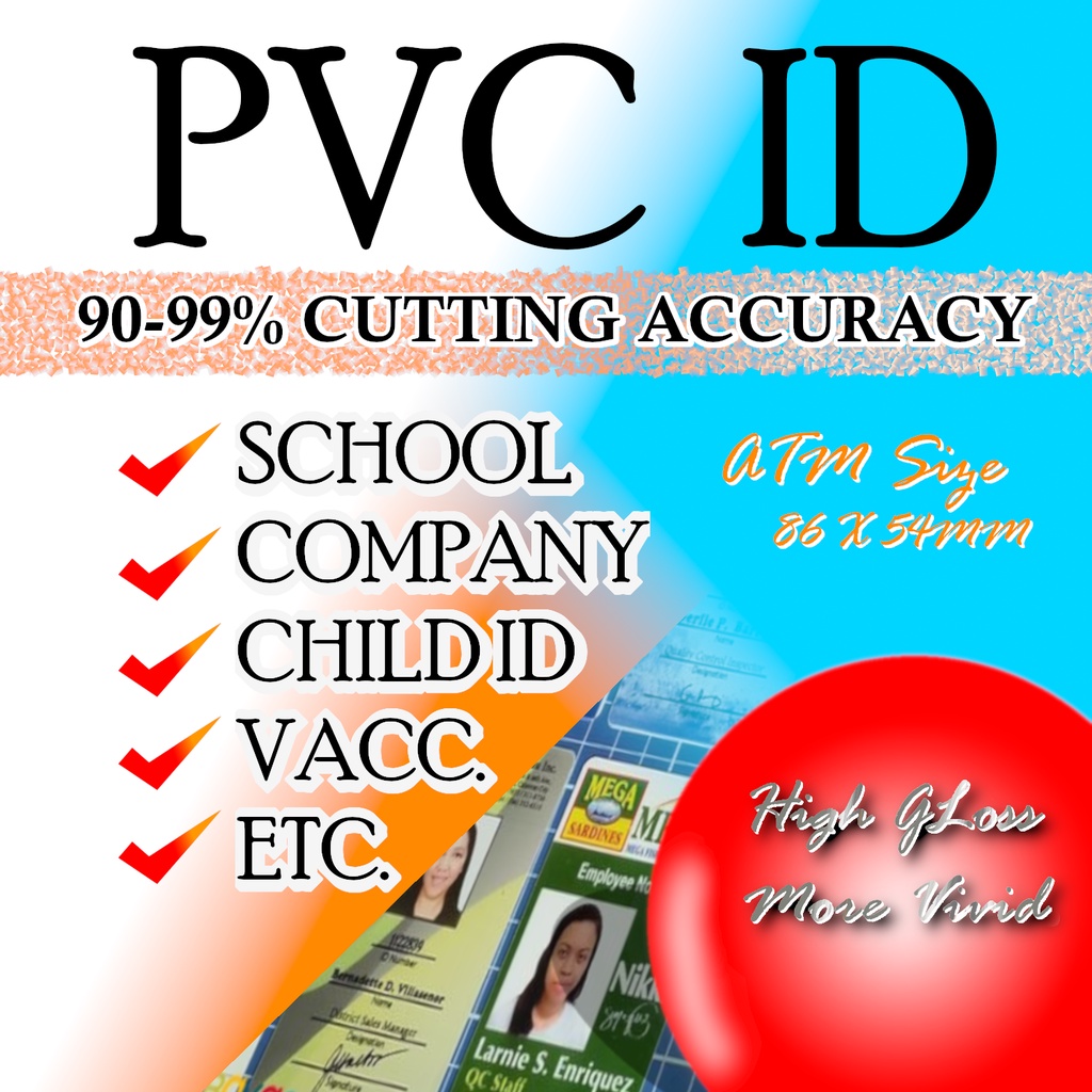 PVC ID School | Company | CHILD ID | etc. no minimum | Shopee Malaysia