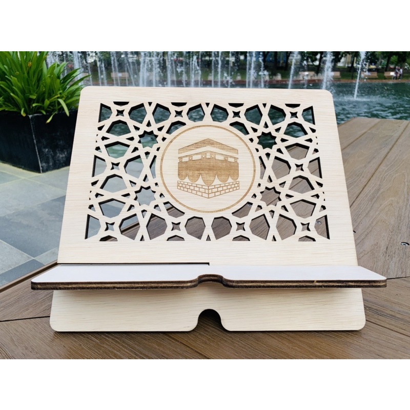 New Design!! REHALIS REHAL EXCLUSIVE QURAN HOLDER (MAKKAH) | Shopee ...