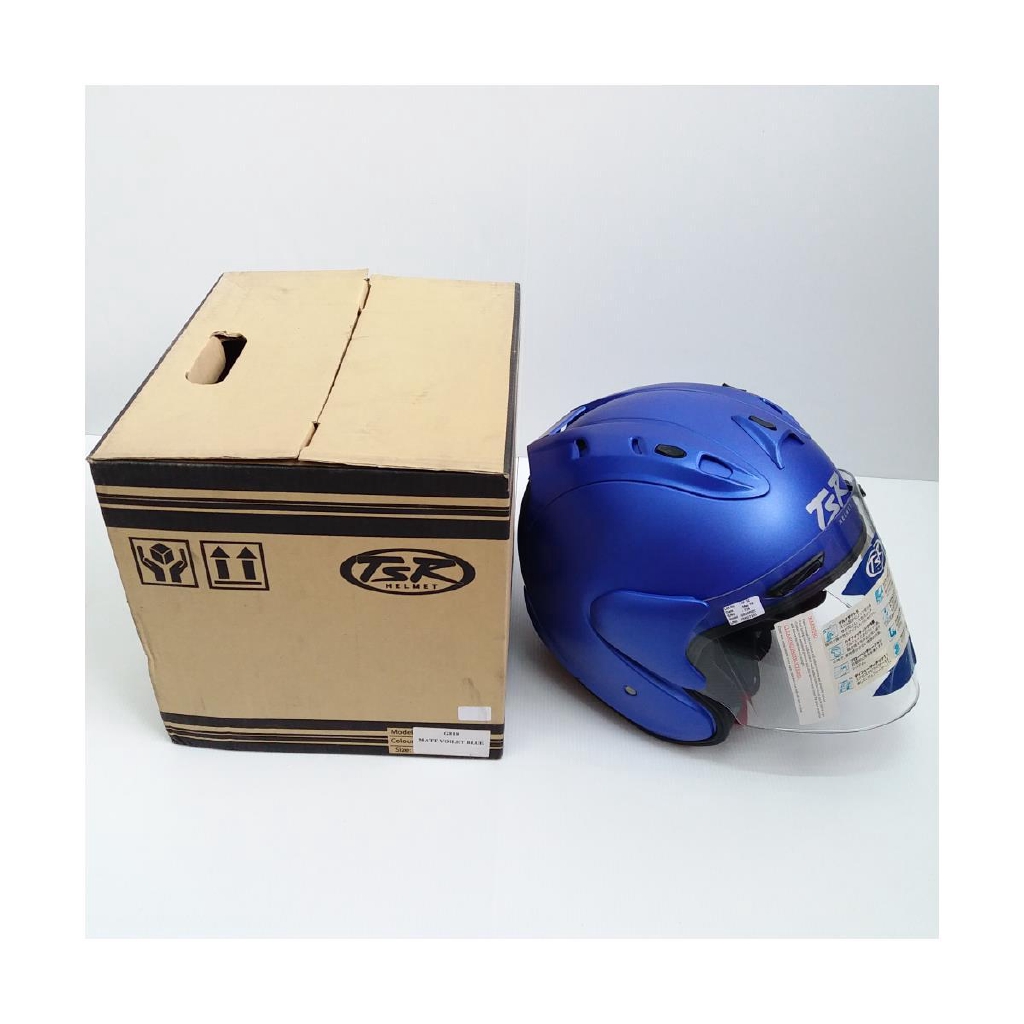 TSR HELMET (G818) – R4 (MATT VIOLET/FLAT BLUE) | Shopee Malaysia