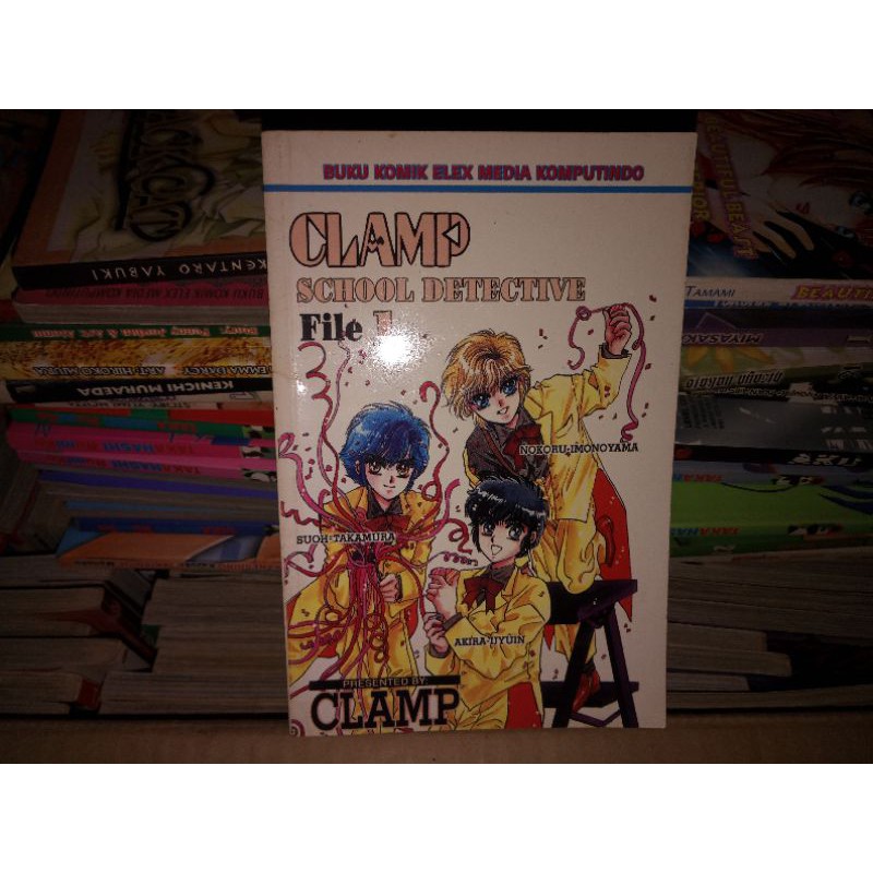 Used comics clamp school detective file 1 | Shopee Malaysia