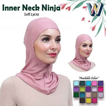 [1-18] Inner Tudung Neck Ninja Soft Lycra Anak Tudung | Shopee Malaysia