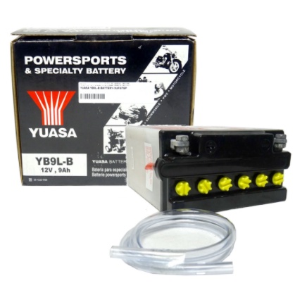 YUASA YB9L-B BATTERY Bateri Motor Jaguh 12N9L-BS (YB9L-B) MODENAS JAGUH ...