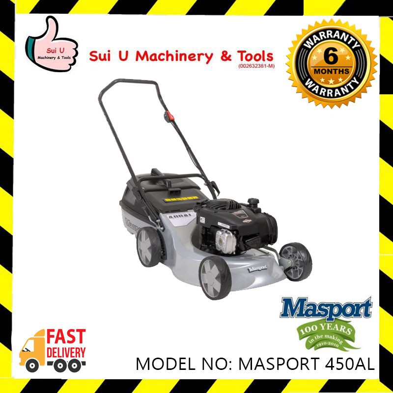 MASPORT MaxiCatch 450AL Petrol Lawn Mower C/W B&S Engine 450E Series ...