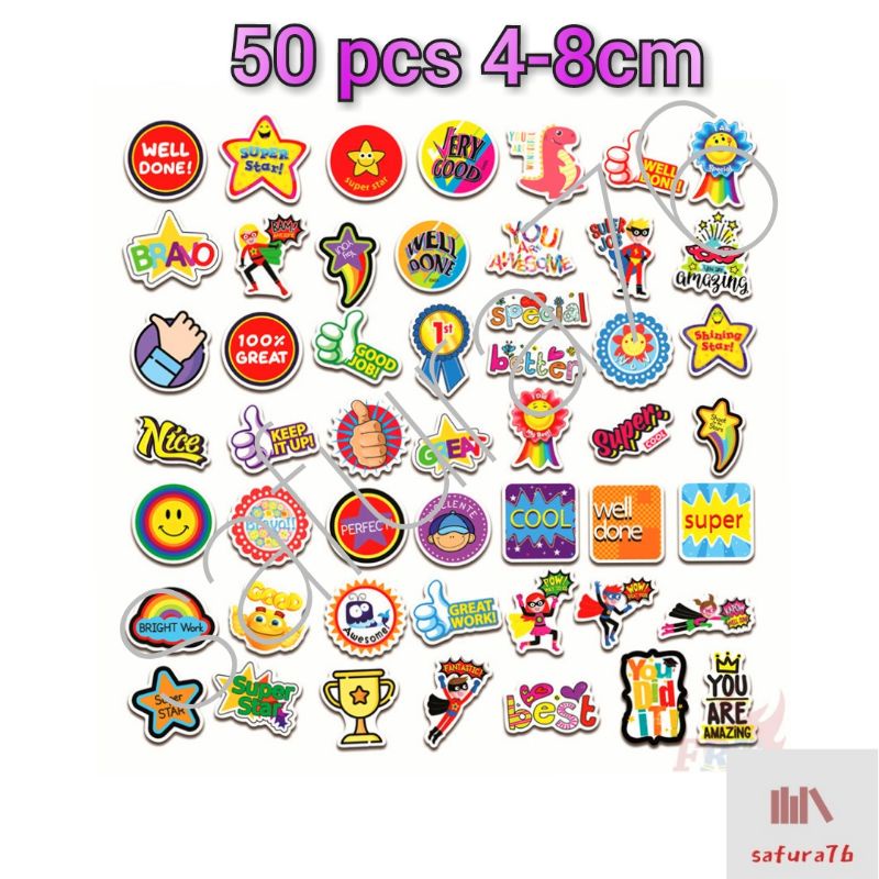 Motivational Sticker / Reward Stickers / Sticker Murid Guru / Pelekat ...