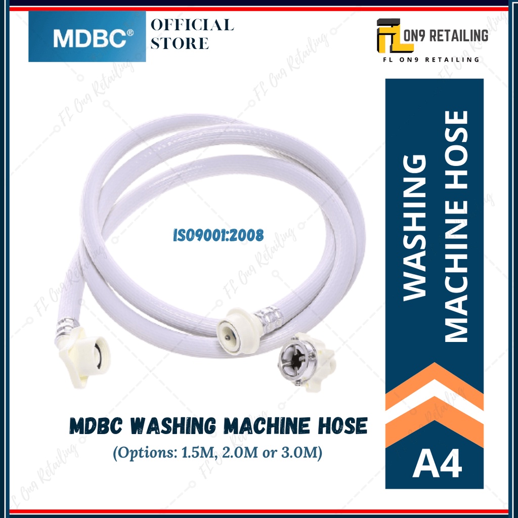 Mdbc Washing Machine Hose 1.5M | 2M | 3M - Washing Machine Inlet Hose ...