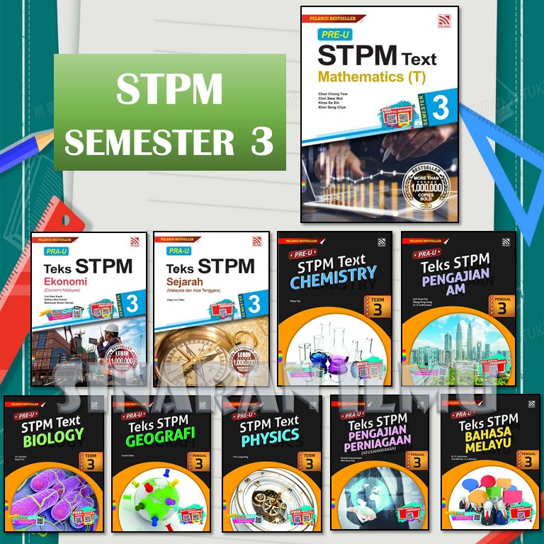 (SI)PRA-U/PRE U 2022 STPM SEMESTER 3 - PELANGI | Shopee Malaysia
