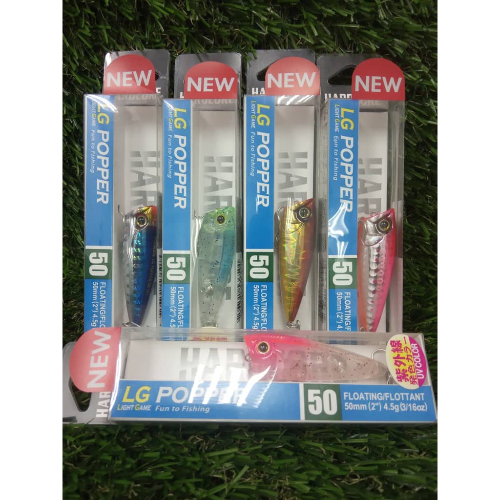 (JOM PANCING) Hardcore LG Popper Floating/Flottant #50mm/4.5g | Shopee ...