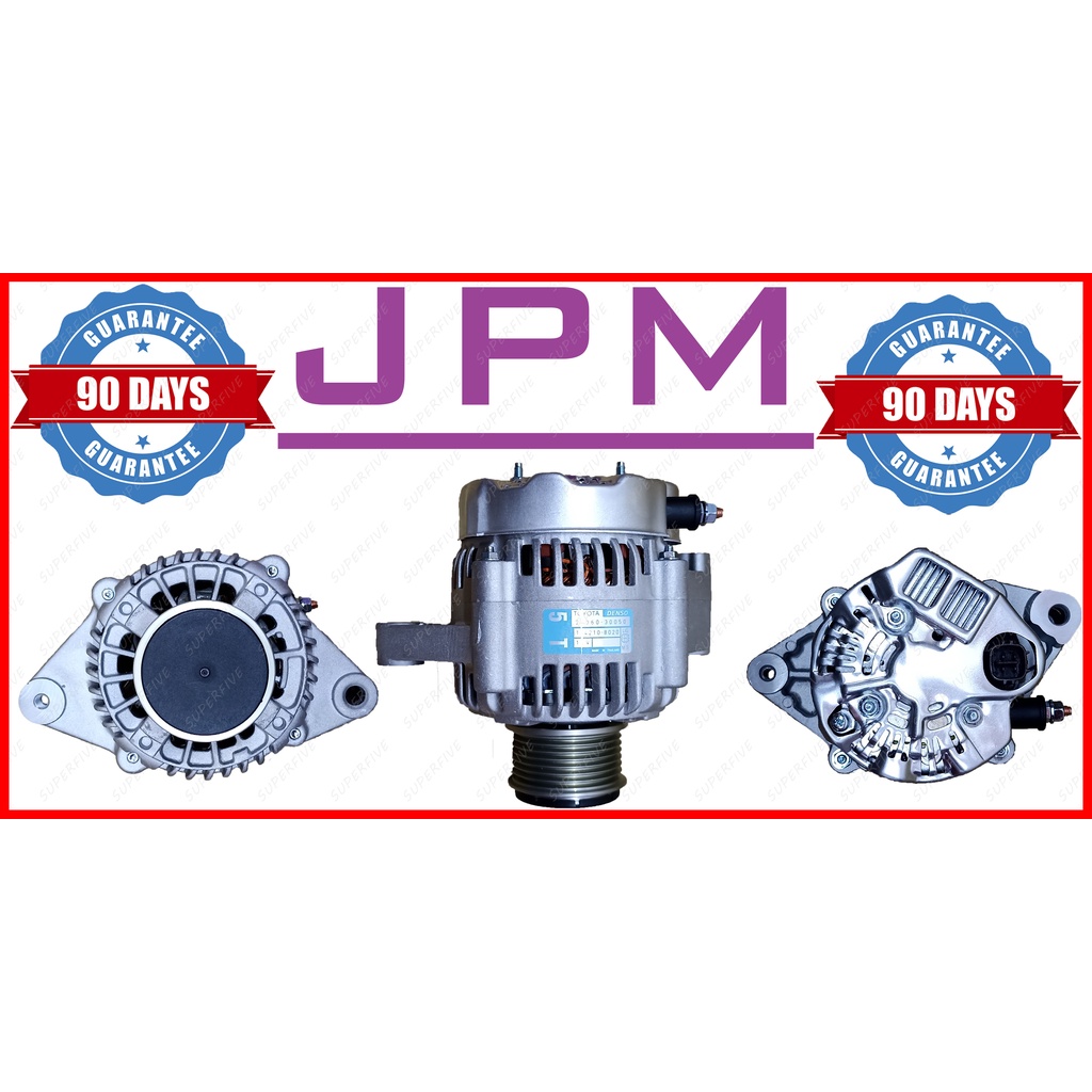 TOYOTA HILUX VIGO KUN25 , HIACE D4D 2.5 2KD Alternator 12V 7PK 4PIN 80A ...